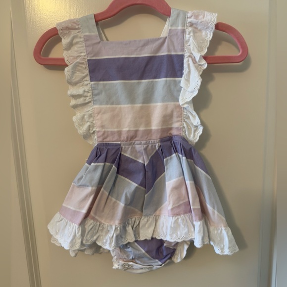 Numi | Dresses | Pastel Rainbow Pinafore Dress With Ruffles | Poshmark